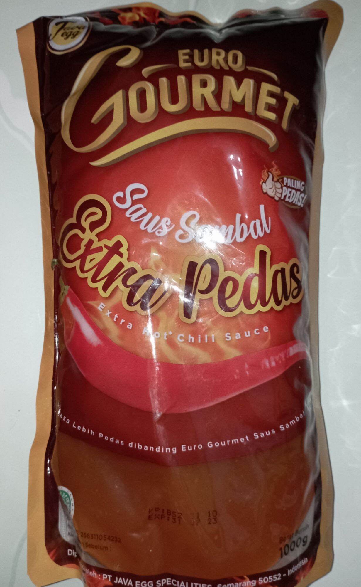 Saus sambal extra pedas Euro Gourmet 1kg | Lazada Indonesia