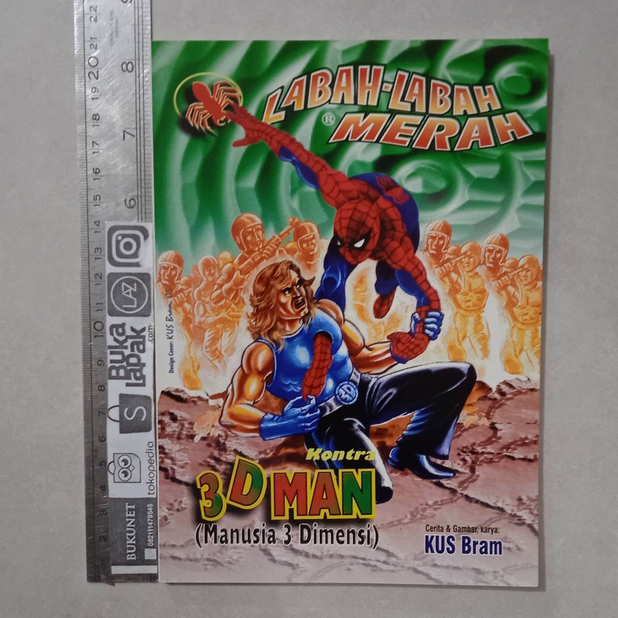 Kontra 3D Man - Serial Labah-Labah Merah - Kus Br | Lazada Indonesia