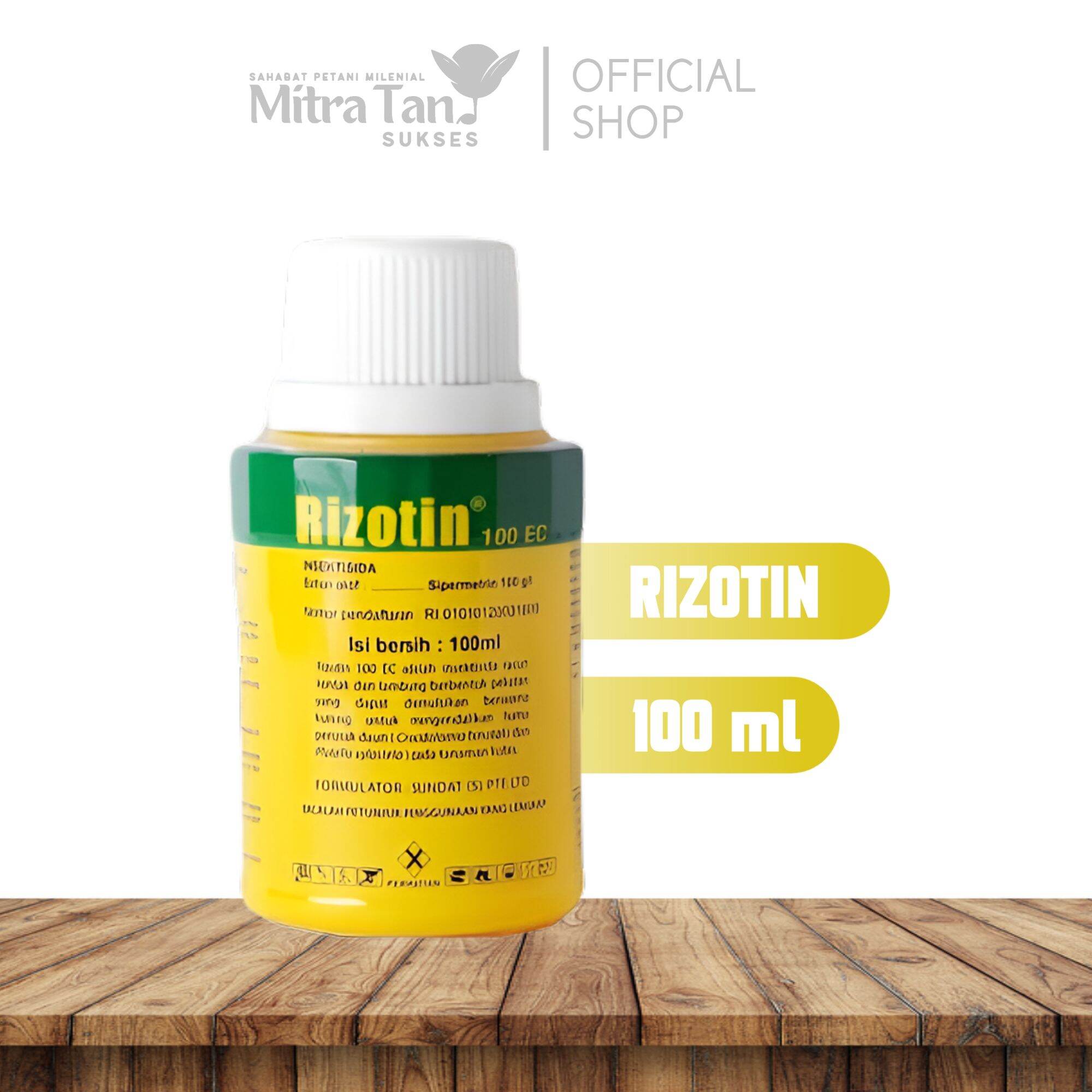 Insektisida Rizotin 100EC 100ml - Obat Hama Ulat dan Perusak Daun ...