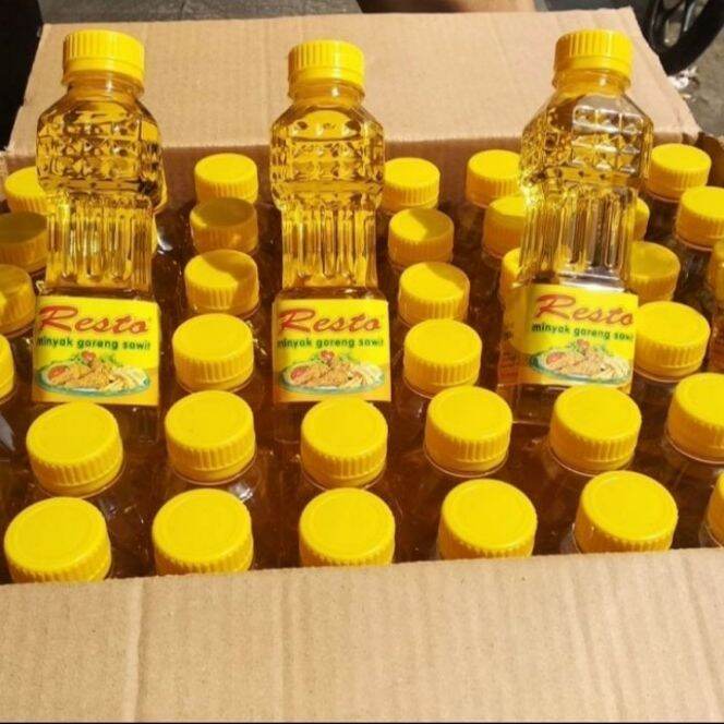 RESTO Minyak Goreng 250ml Kemasan Botol Harga 1 Dus Isi 48pcs Lazada