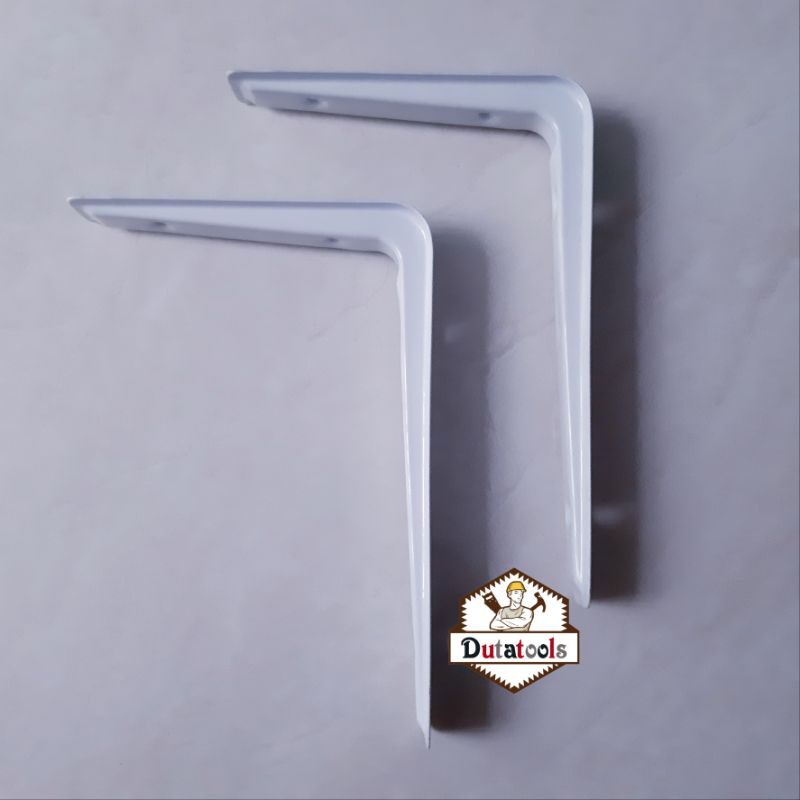 Siku rak kotak tebal MONOCROME 120mm x 170mm x 1,1 mm/rak dinding/siku ...