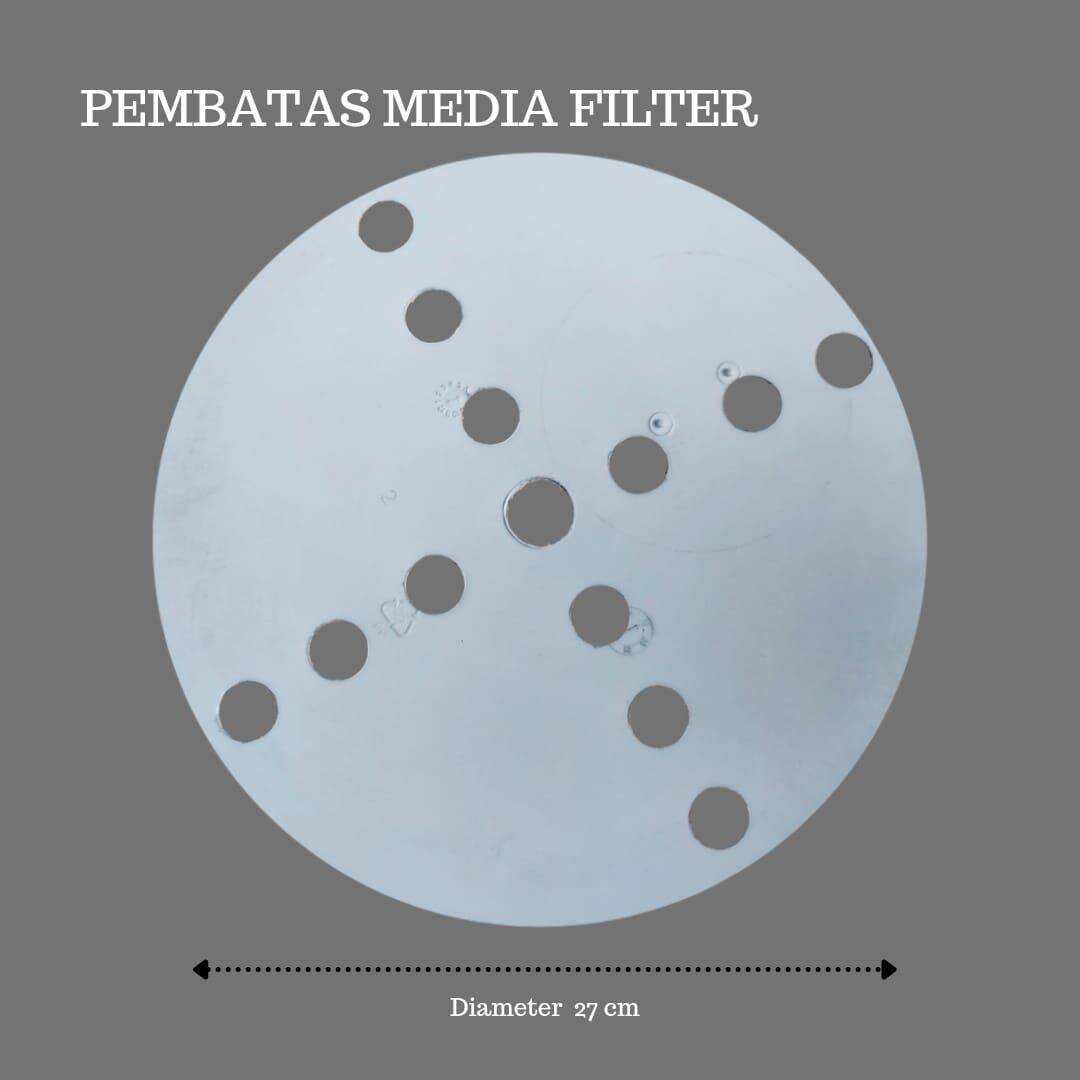 PEMBATAS MEDIA FILTER ATAU SARINGAN EMDIA FILTER -PUTIH | Lazada Indonesia