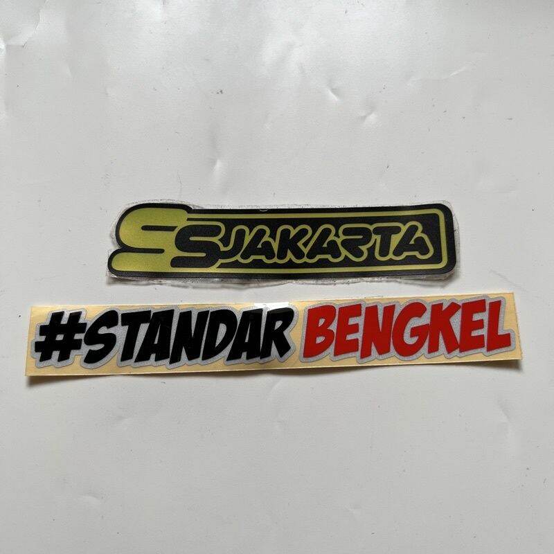 STIKER STICKER STANDAR BENGKEL CUTTING | Lazada Indonesia