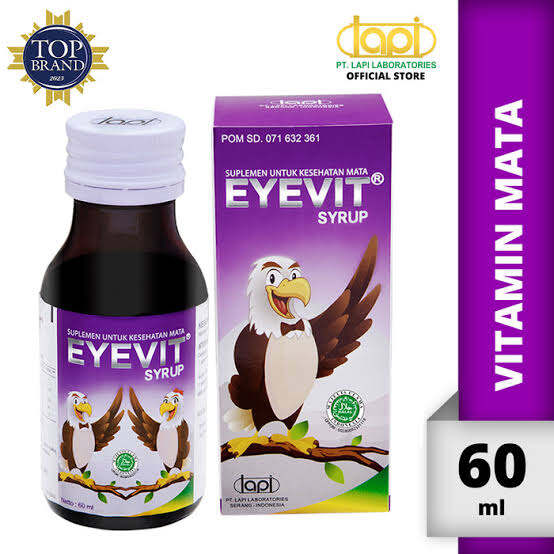EyeVit Syrup 60ml - Eye Vitamin Sirup Lapi Laboratories - Vitamin Mata ...