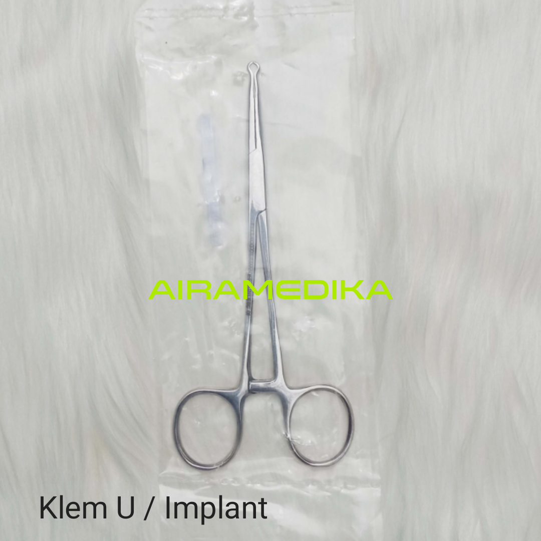 Klem U 14cm Stainless Steel / Klem Implan / Klamp Implant 14cm ... Klem U 14cm Stainless Steel / Klem Implan / Klamp Implant 14cm ...