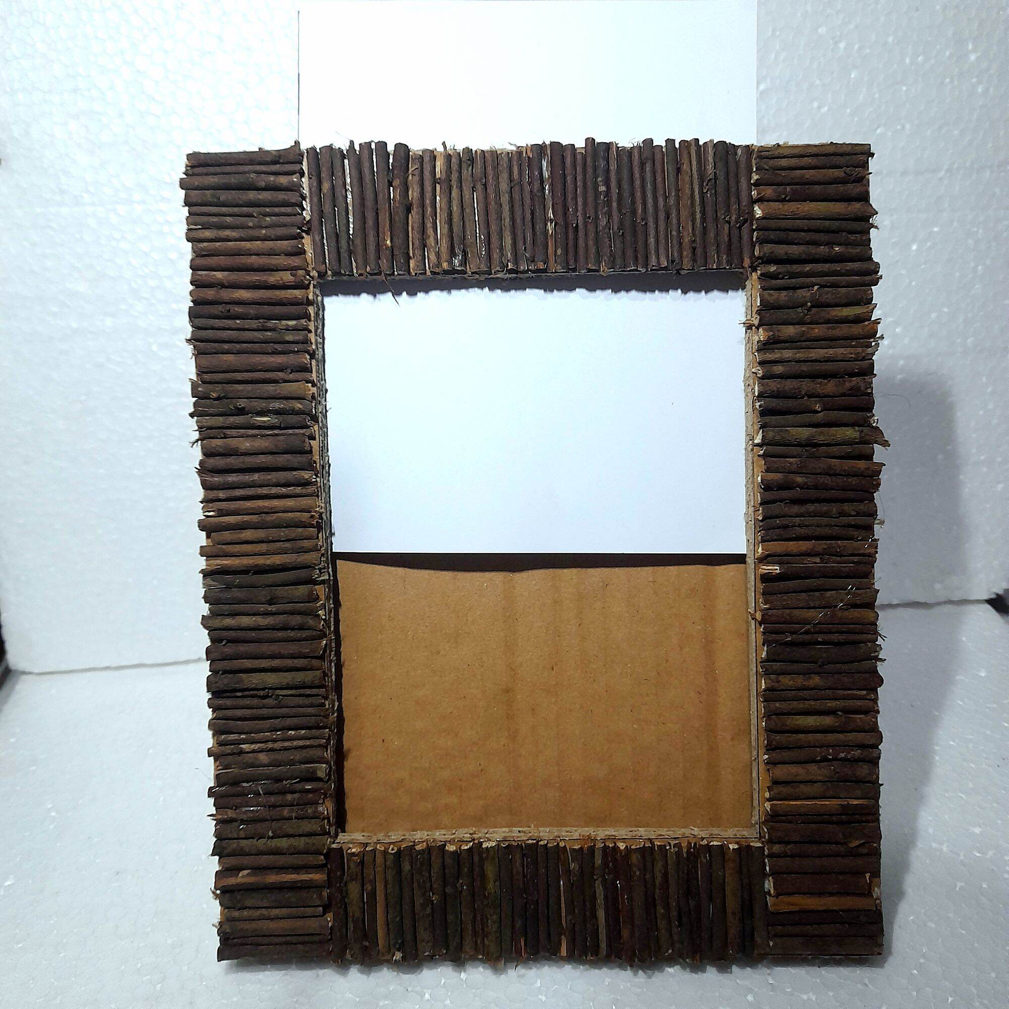 Bingkai foto ranting kayu dan kardus untuk tugas sekolah | Lazada Indonesia