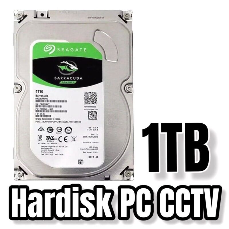 Hardisk 500GB / 1TB Seagate HDD Skyhawk Surveillance -Hardisk Internal ...