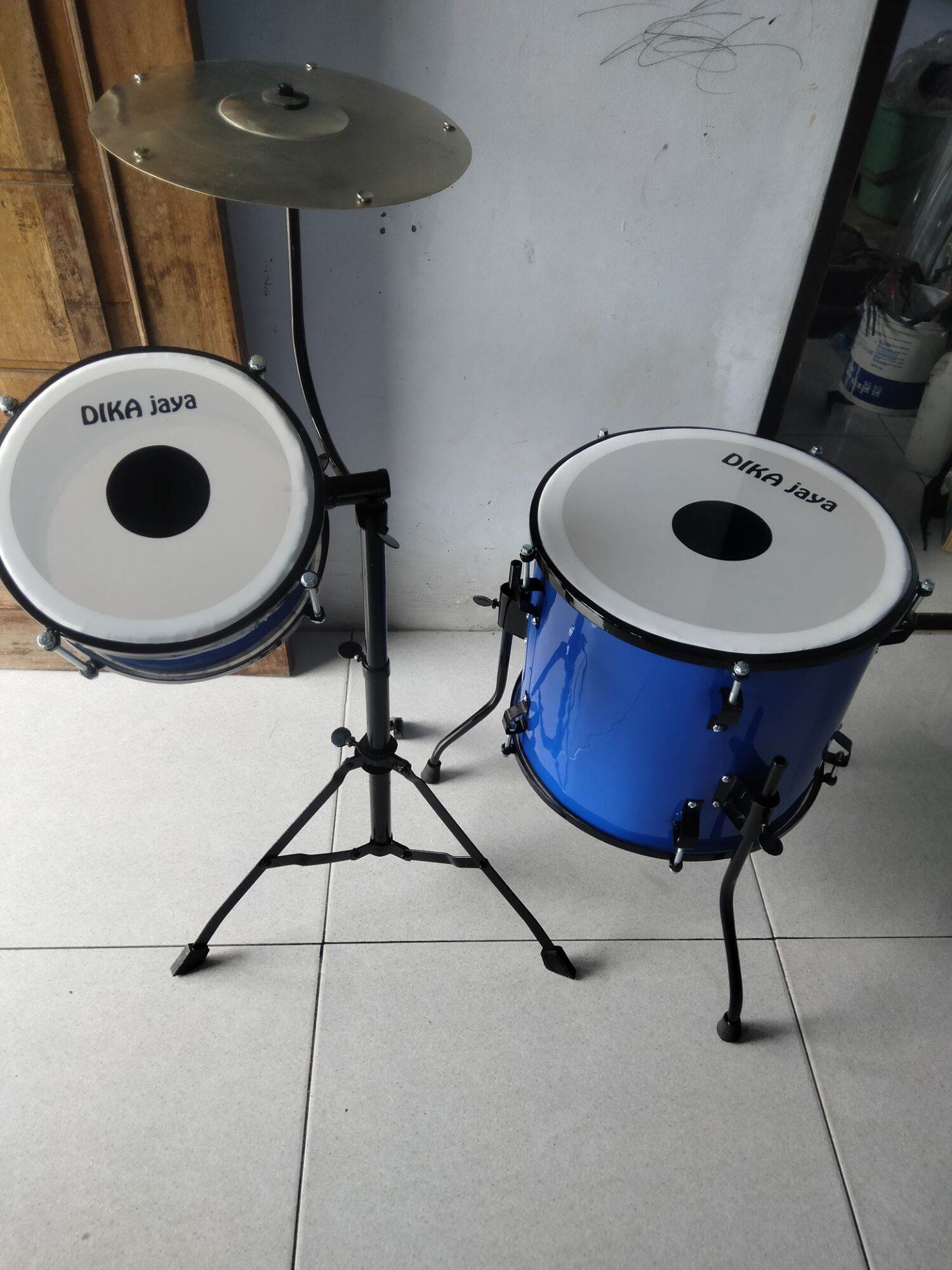 ALAT MUSIK TAMBAHAN, PELENGKAP DRUM MINI ANAK (snare+floor) | Lazada ...