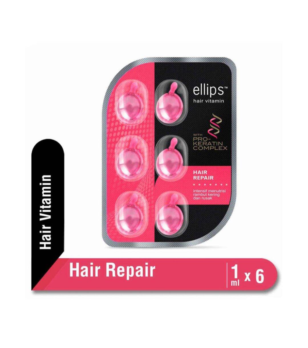 Ellips Hair Vitamin Pro Keratin Smooth & Silky / Vitamin Rambut 1 ...
