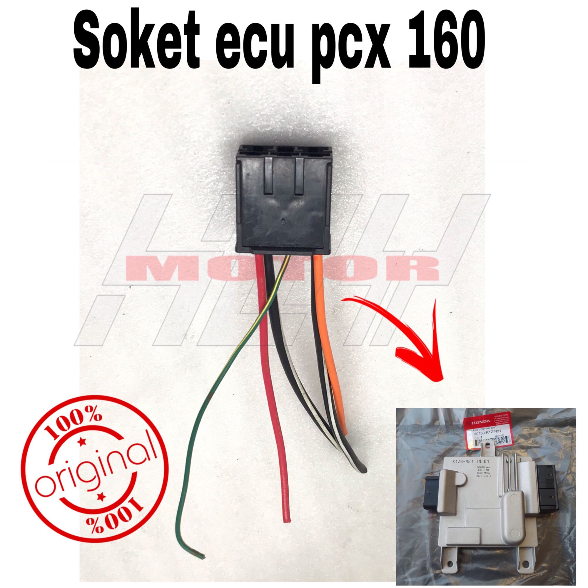 kabel socket soket ecu ecm cdi honda pcx 160 pcx160 original asli ...