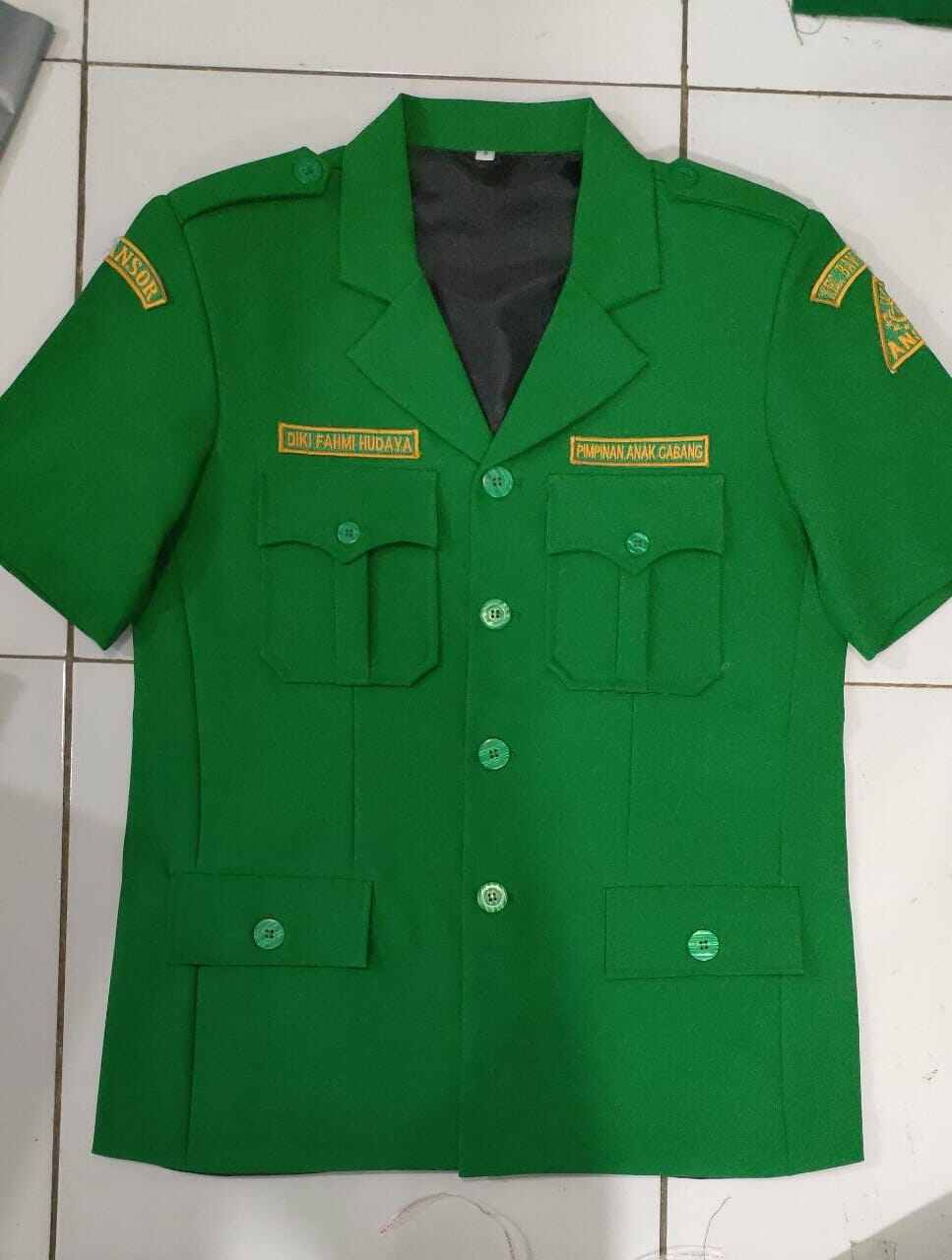 Jas Ansor Sukarno Lengan Pendek Bahan Bellini | Lazada Indonesia