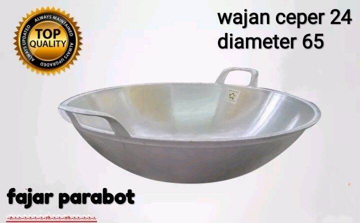 wajan ceper uk 18.20.22.24 katel penggorengan uk sedang kuali goreng ...