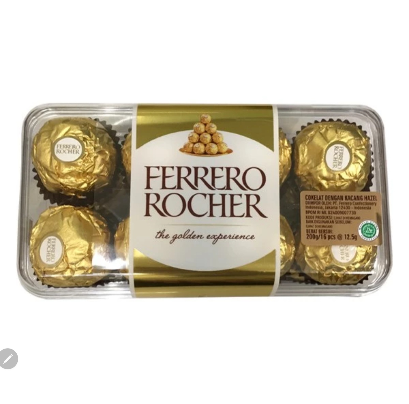 Ferrero Rocher T16 chocolate / coklat isi 16⁵ ed Agustus 2025 | Lazada ...