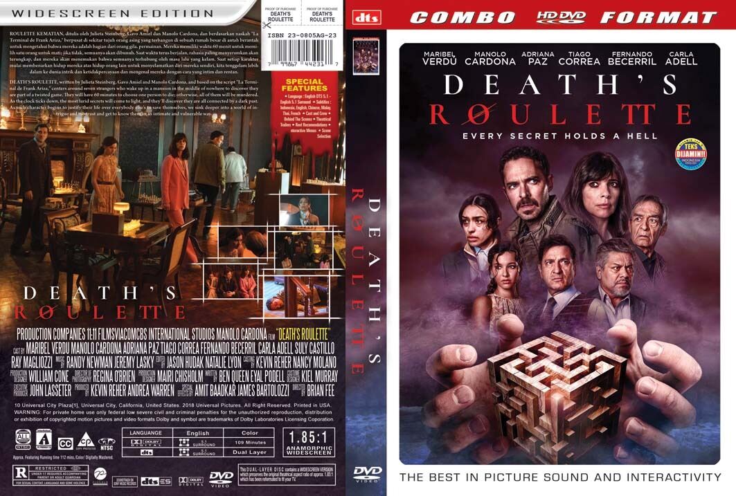 KASET DVD FILM MYSTERY 2023 : DEATH'S ROULETTE | Lazada Indonesia