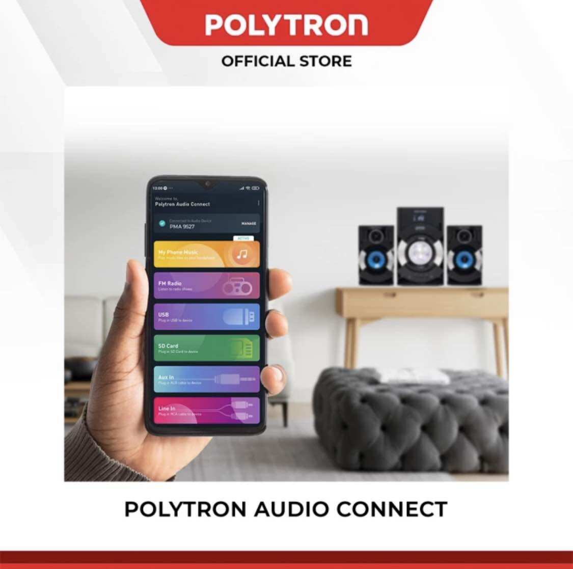 Polytron Speaker Bluetooth PMA 9527 Karoke | Lazada Indonesia