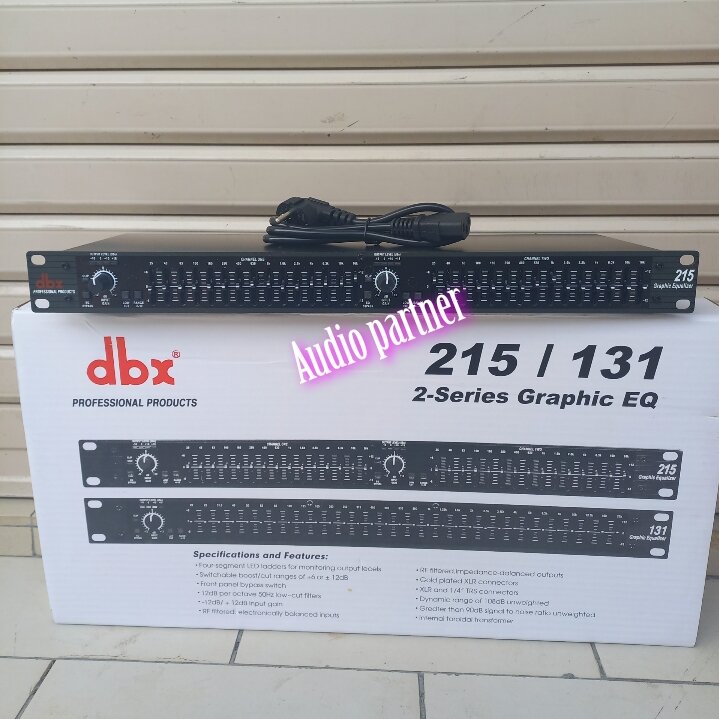 EQUALIZER DBX 215 STEREO 2x15 BAND BARANG BARU | Lazada Indonesia