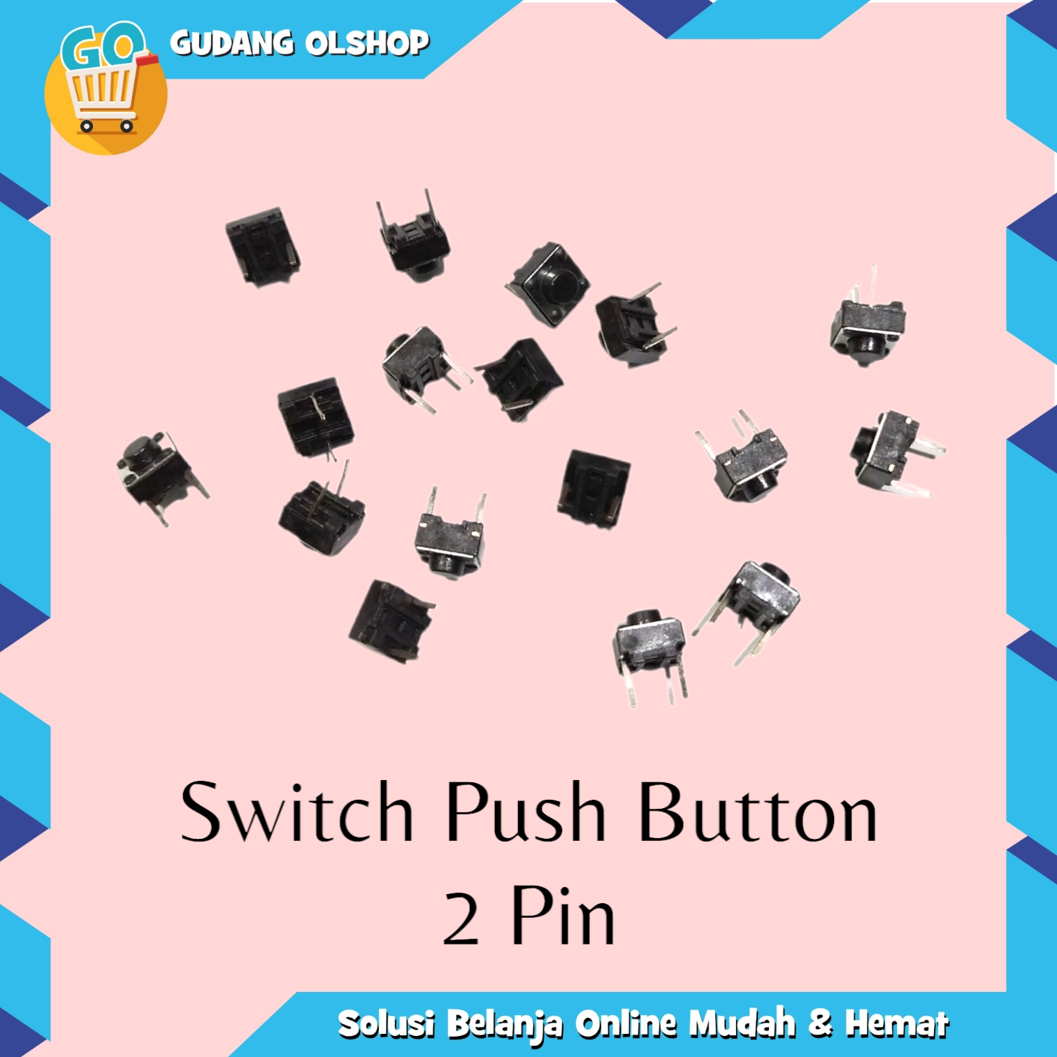 Push Button Micro Switch 2 Pin DIP tactile | Lazada Indonesia