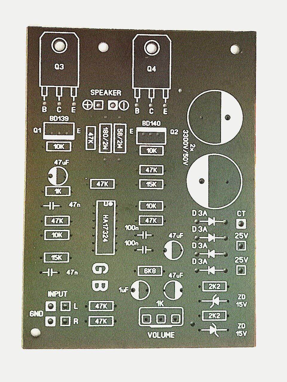 Kit PCB Power Aktif Subwoofer Home Theater Bomba 150W | Lazada Indonesia
