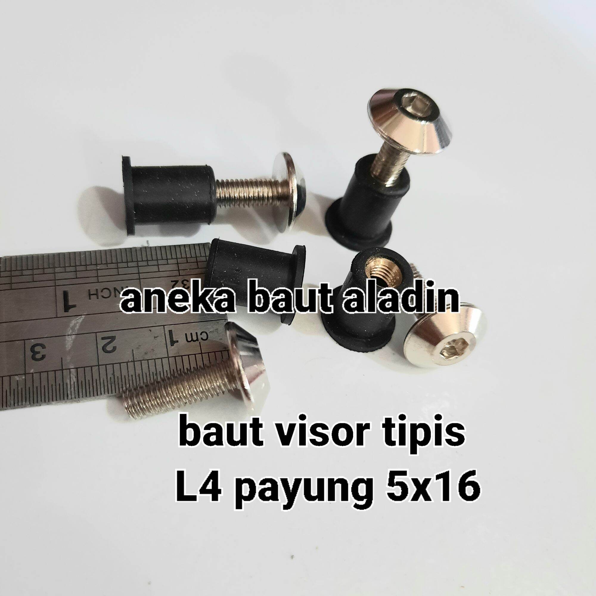 baut visor windshield payung L4 paket 4set x-ride vision ninja | Lazada ...