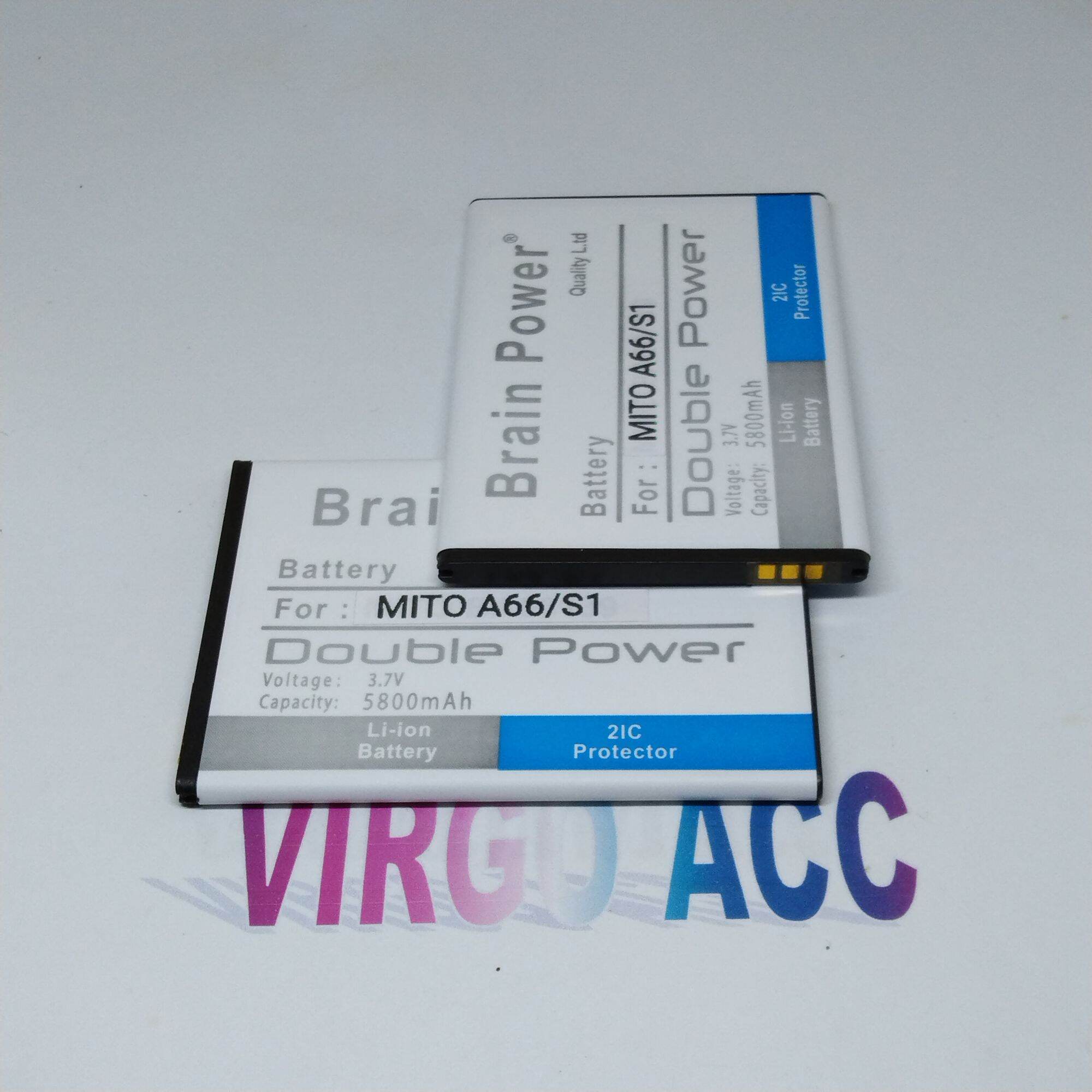 Baterai Batre Battery Mito A66 Mito S1 BA-00145 Double Power Battery ...