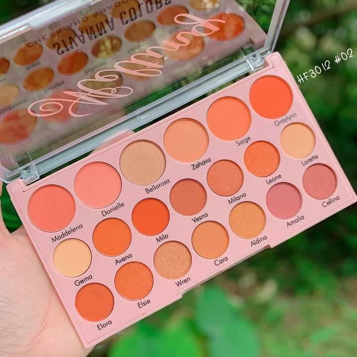 SIVANNA COLORS Melting Cheek And Shadow Palette #HF3012 Thailand ...