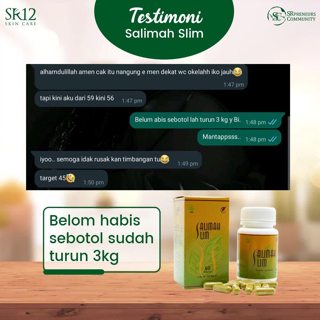 Ampuh Salimah Slim SR12 Pelangsing Badan Obat Diet Herbal Penurunan ...