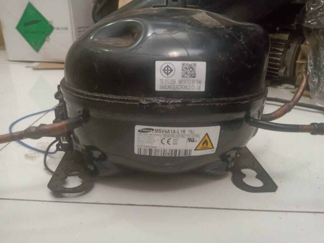 kompresor kulkas 2 pintu inverter merek Samsung barang second/copotan ...