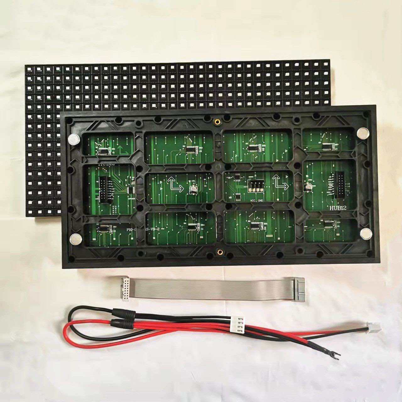 Led running text module p10 merah smd outdoor high Quality | Lazada ...