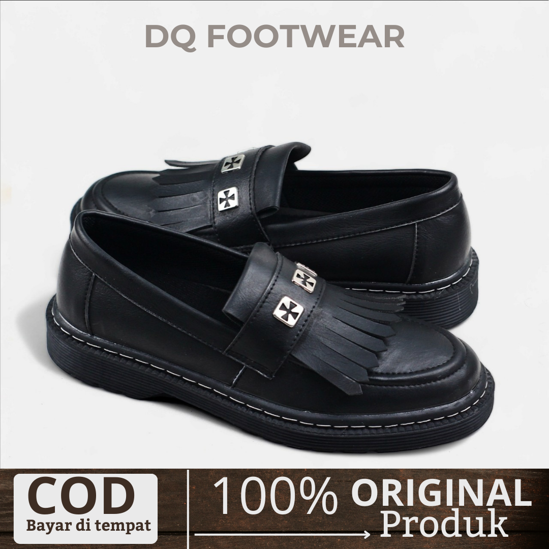 DQ FOOTWEAR X SHADOW SEPATU FORMAL PRIA SERIES BRITISH SEPATU LOAFERS ...