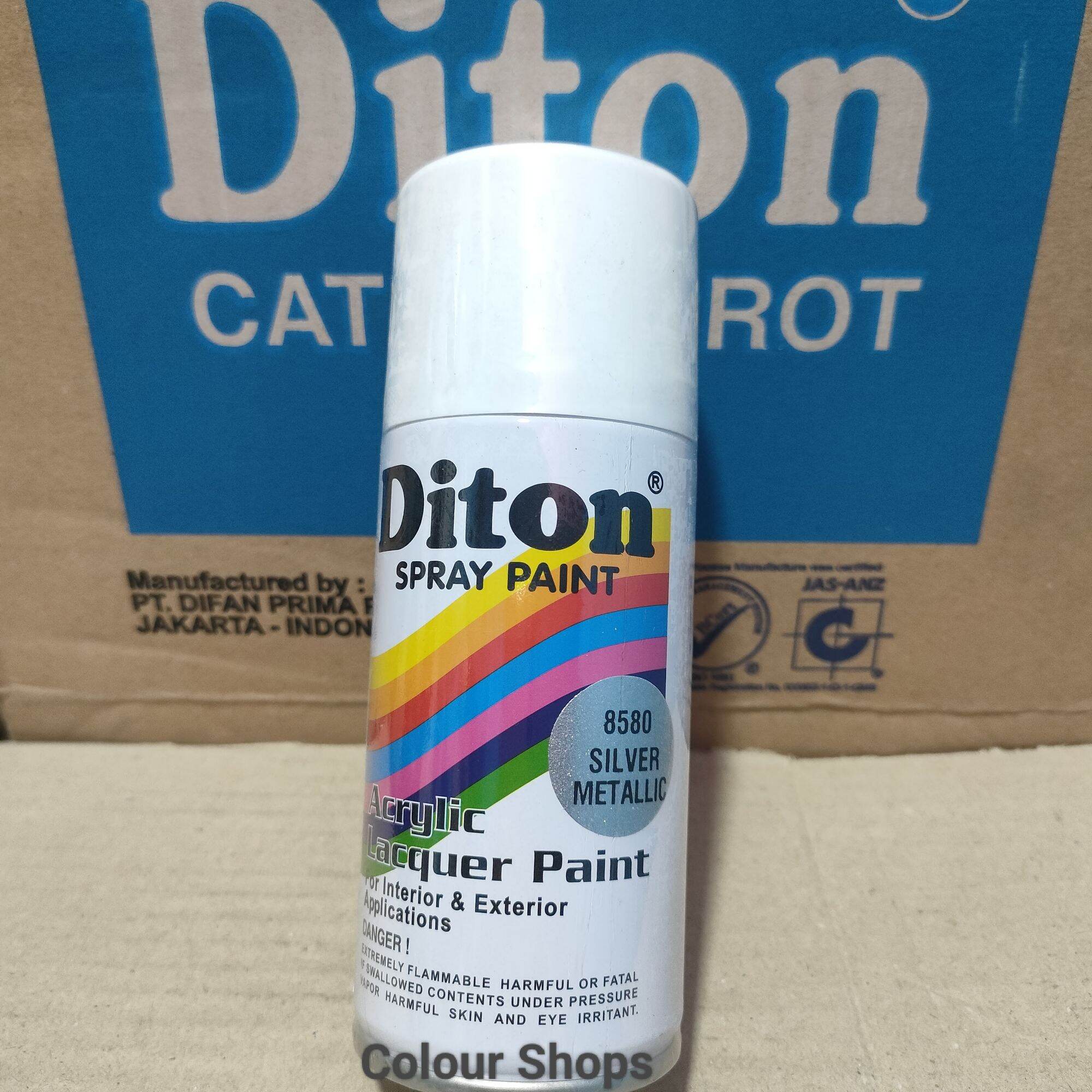 Pilok Pilox Cat DITON Silver Metalik /Silver Metallic 8580 150cc Cat ...