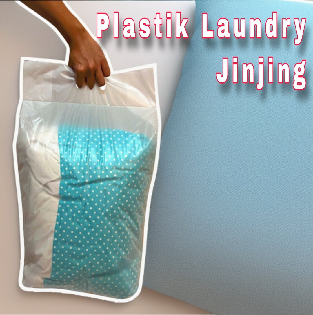 Plastik Laundry Jinjing 3 jari Kantong untuk Bedcover Plastik Loundry ...