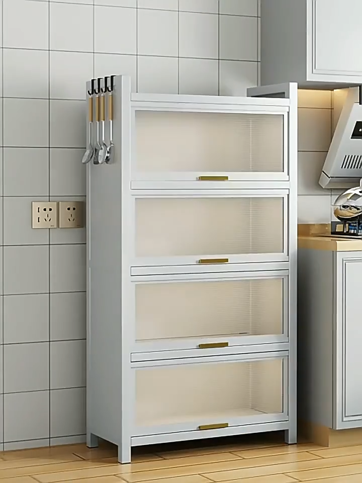 Rak Kabinet Dapur Lemari Piring Multi-layer Lemari Dapur Rak Oven ...