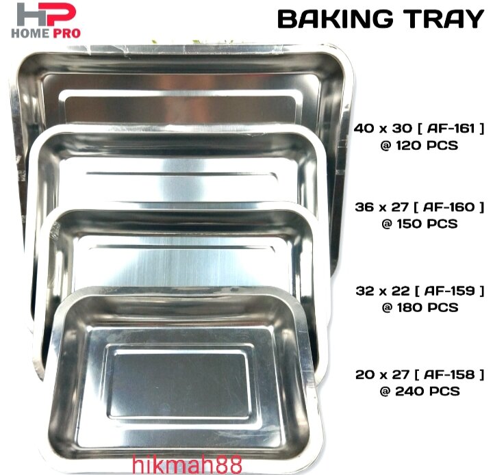 Nampan Baki stainless steel UK 27x20cm | Lazada Indonesia