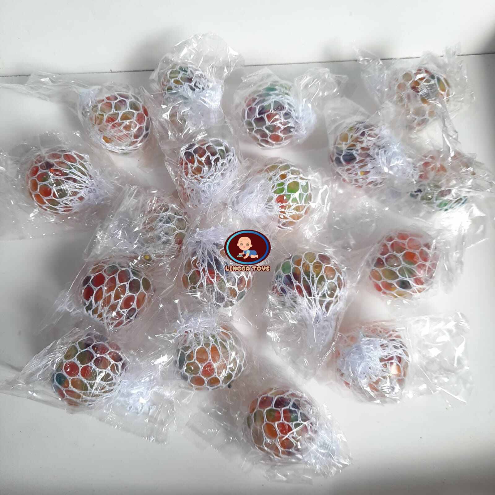 MESH SQUISH BALL MINI / BOLA SQUISHY / BOLA JARING SQUISHY / MAINAN ...