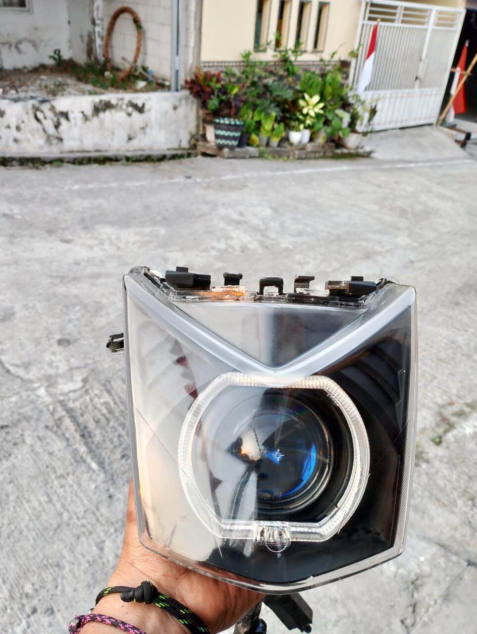 lampu beat injeksi ESP 2015/2013 set biled projector 2,5inch IPLED ...