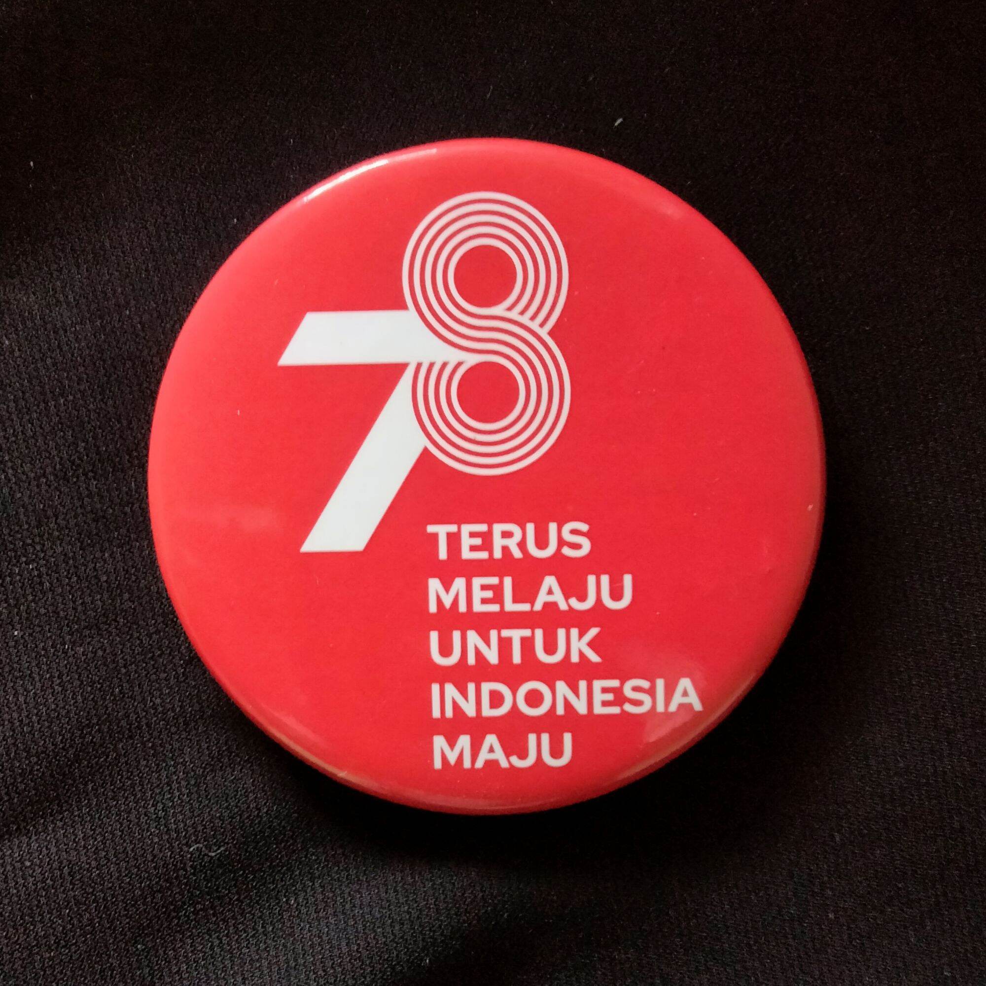 Pin 78 Tahun Kemerdekaan Indonesia / Pin HUT RI ke 78 / Pin Peniti, Pin ...