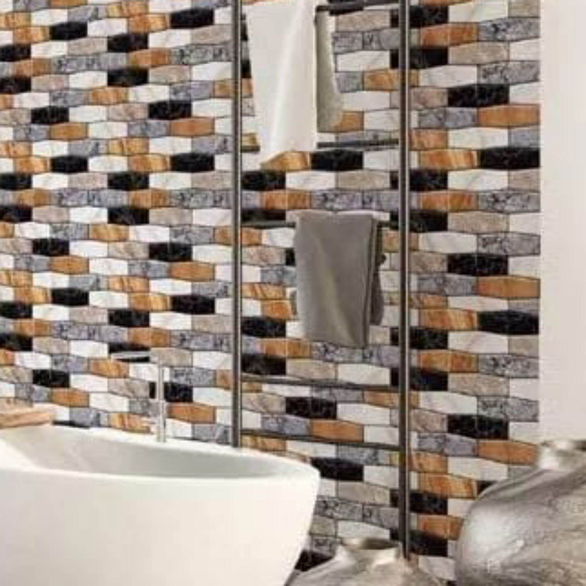 Wallpaper Sticker Dinding Motif Papan Kayu Daun Rambat Hijau Asri ...