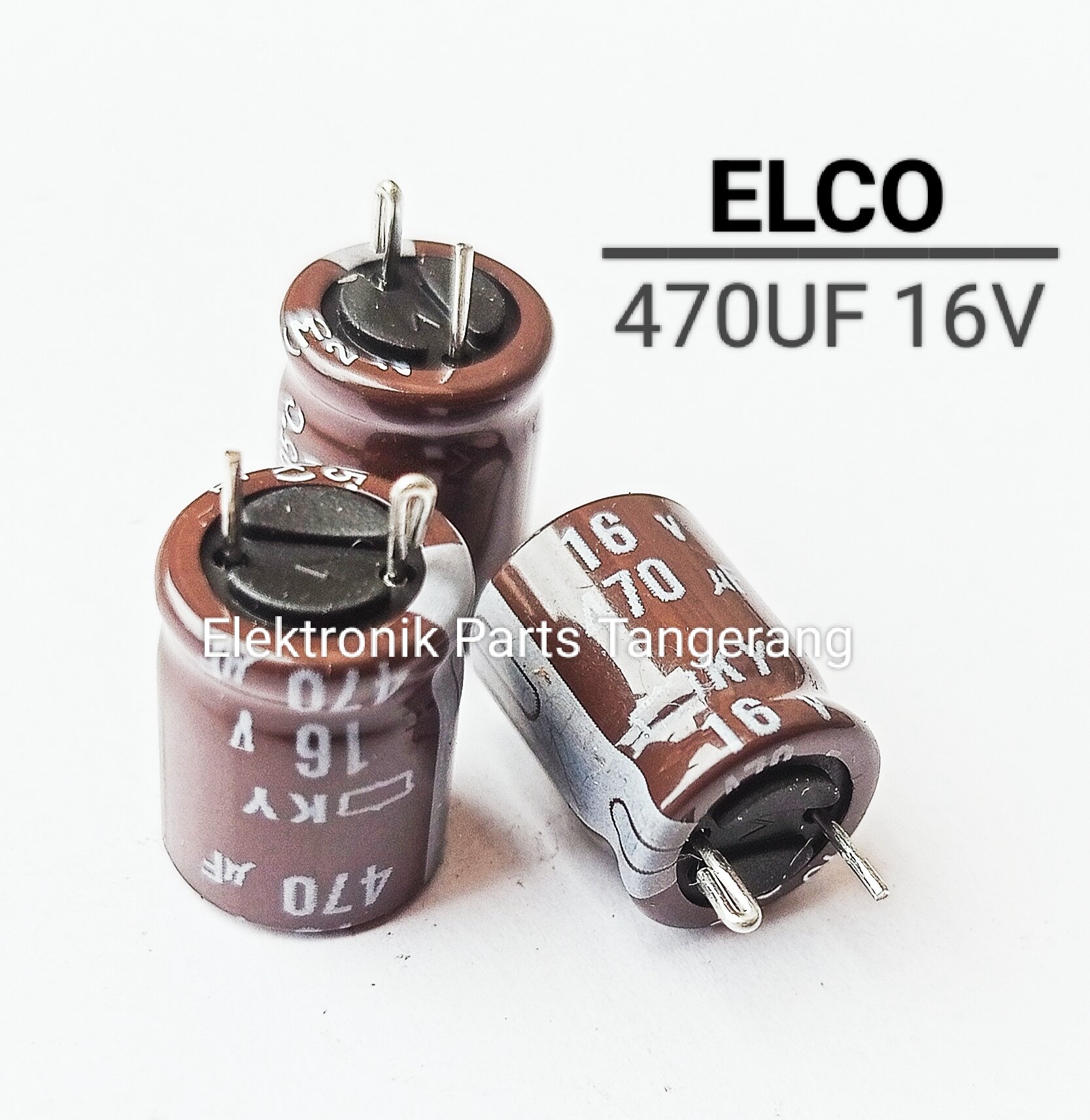 (1 Buah) KAPASITOR ELCO 470UF 16V CAPACITOR ELCO 470UF 16V KAPASITOR ...