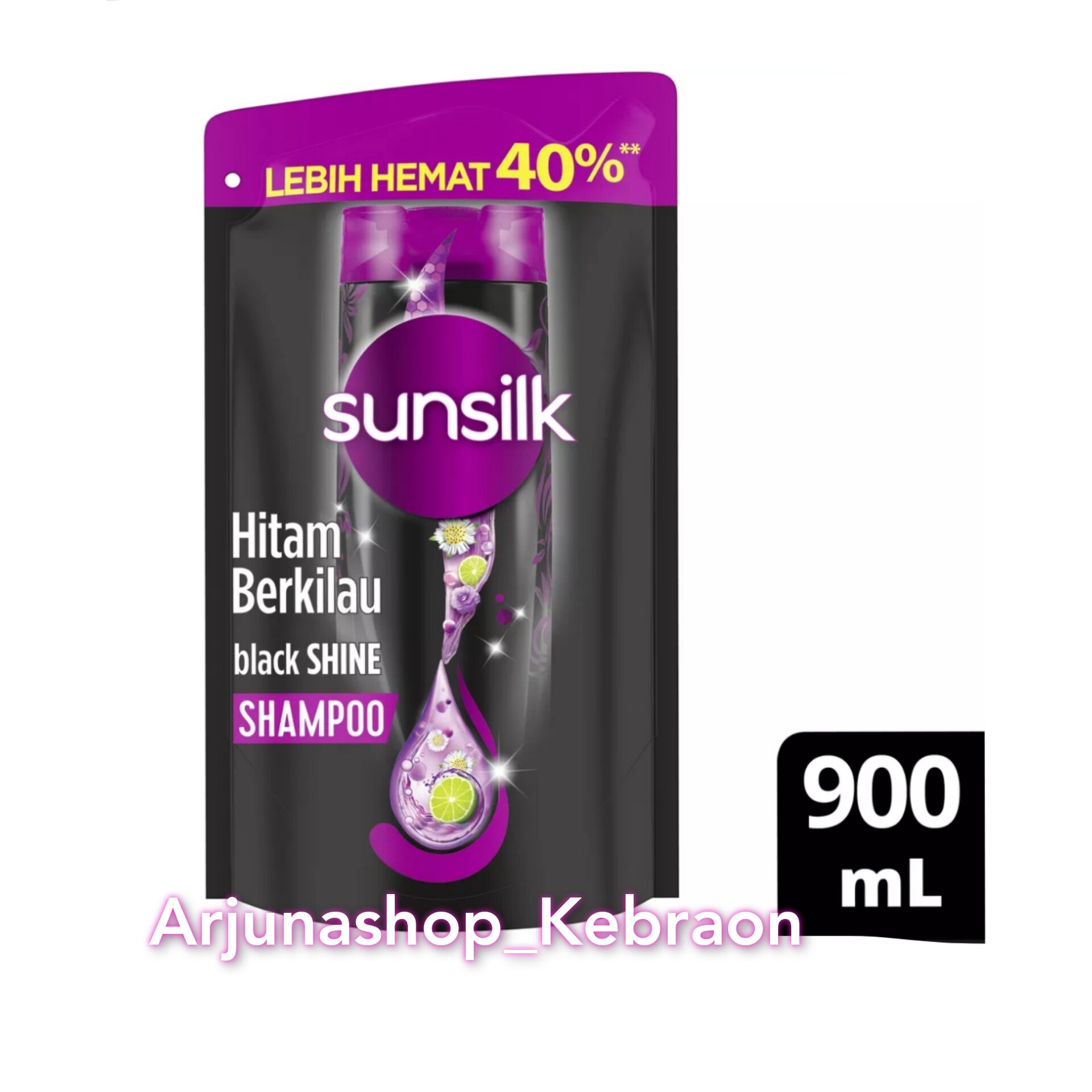SUNSILK Shampoo Refill Black Shine 900ml | Lazada Indonesia