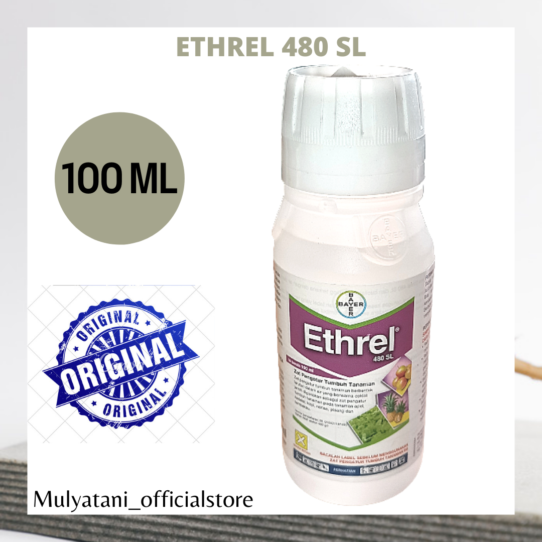Ethrel 480 SL Zat Pengatur Tumbuh 100 ML Original Kemasan Pabrik ...