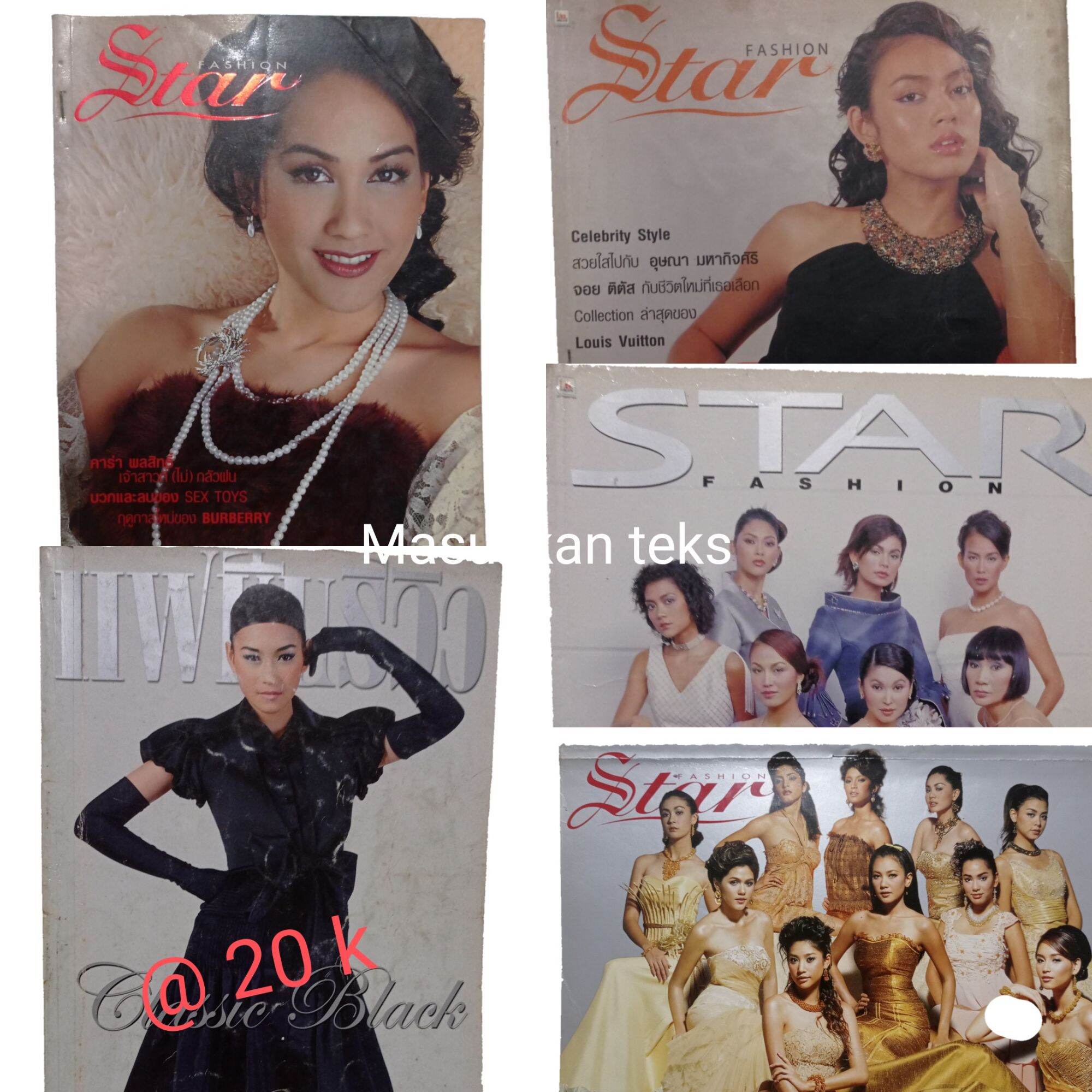 PALING LARIS tabloid majalah fashion jadul contoh pola baju pesta ...