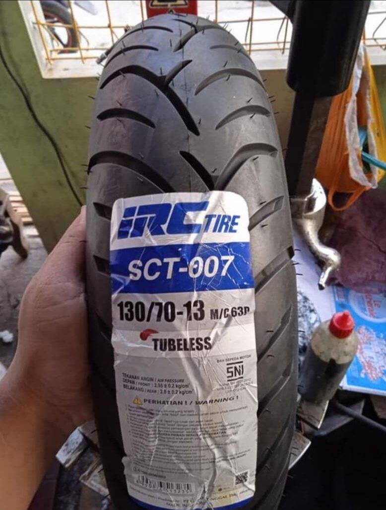 Ban IRC SCT-007 130/70-13 Tubles - Ban Belakang Honda New PCX 160cc/Ban Belakang ADV 150cc/Ban ...