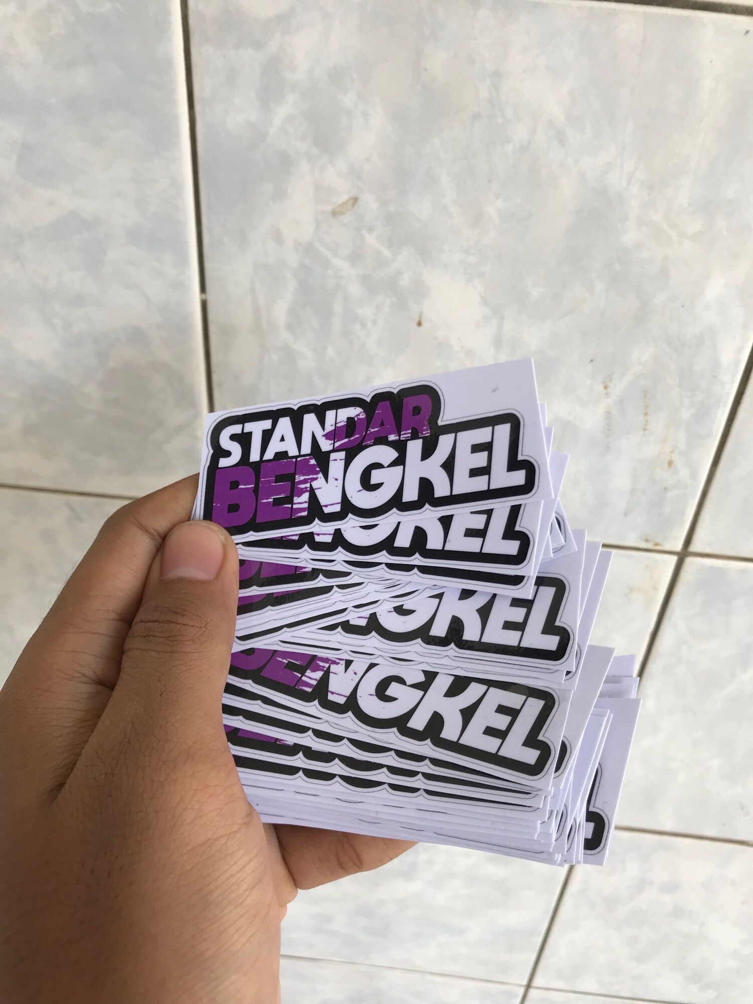 STIKER STANDAR BENGKEL DAPAT 3 PCS | Lazada Indonesia