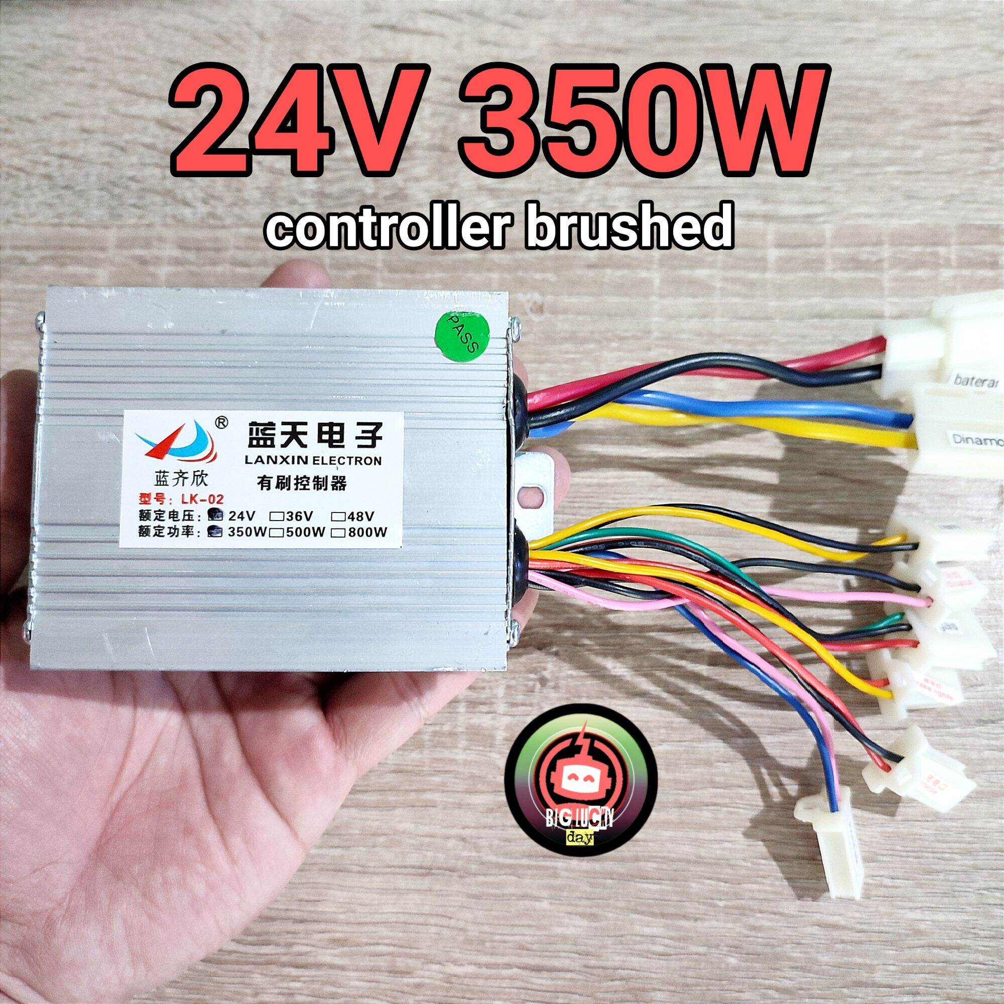 Controller 24v 350w mr.jackie skuter elektrik 24 volt 350 watt universal controller LK-02 Lanxin ...