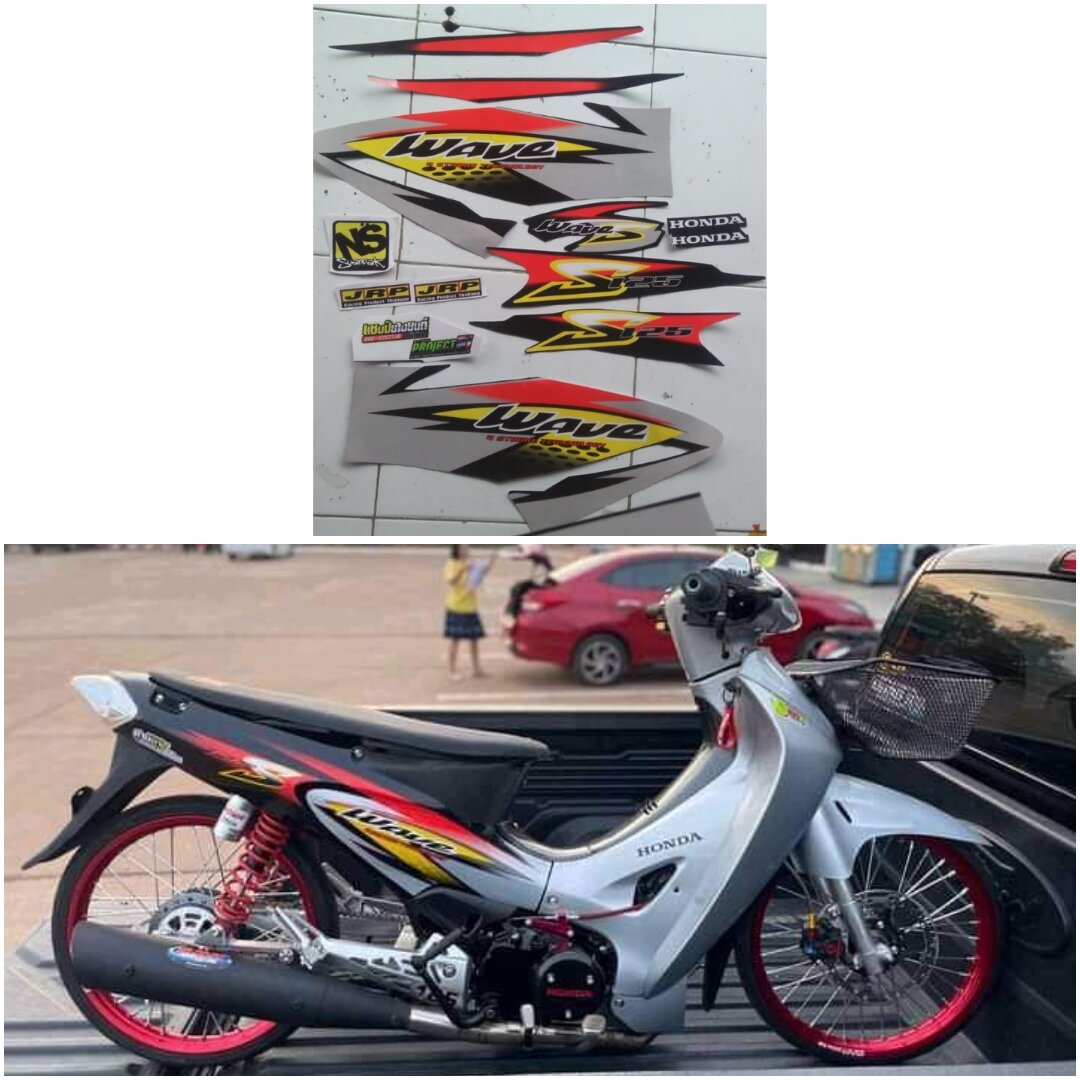 striping stiker wave 125 karisma wave s wave 125 thailand | Lazada ...
