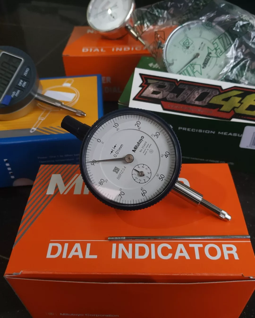 Dial set mitutoyo dayel indikator busur derajat original dayelan durasi ...