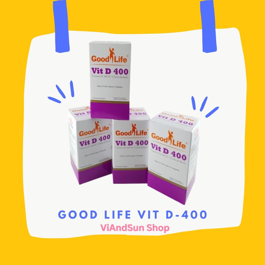 Good Life Vit D 400 IU / 100 Kaplet /SiMEX/ Vit D / Vit Anak / ViPlus ...