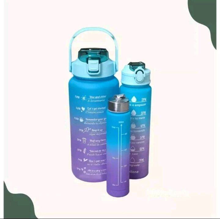 botol viral set 3in1 gratis stiker 3D+2D terlaris botol 2liter+750ml ...