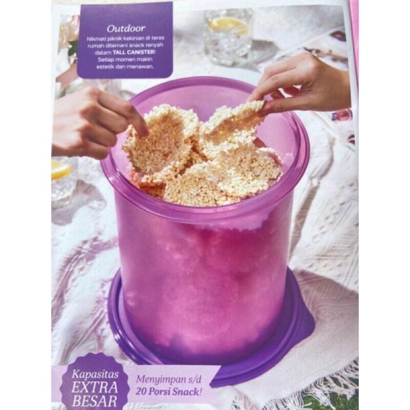 Tupperware Tall / Giant canister 10ltr toples besar krupuk | Lazada ...