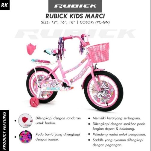 SEPEDA BICYCLE RUBICK CTB Marci 18 Inch | Lazada Indonesia